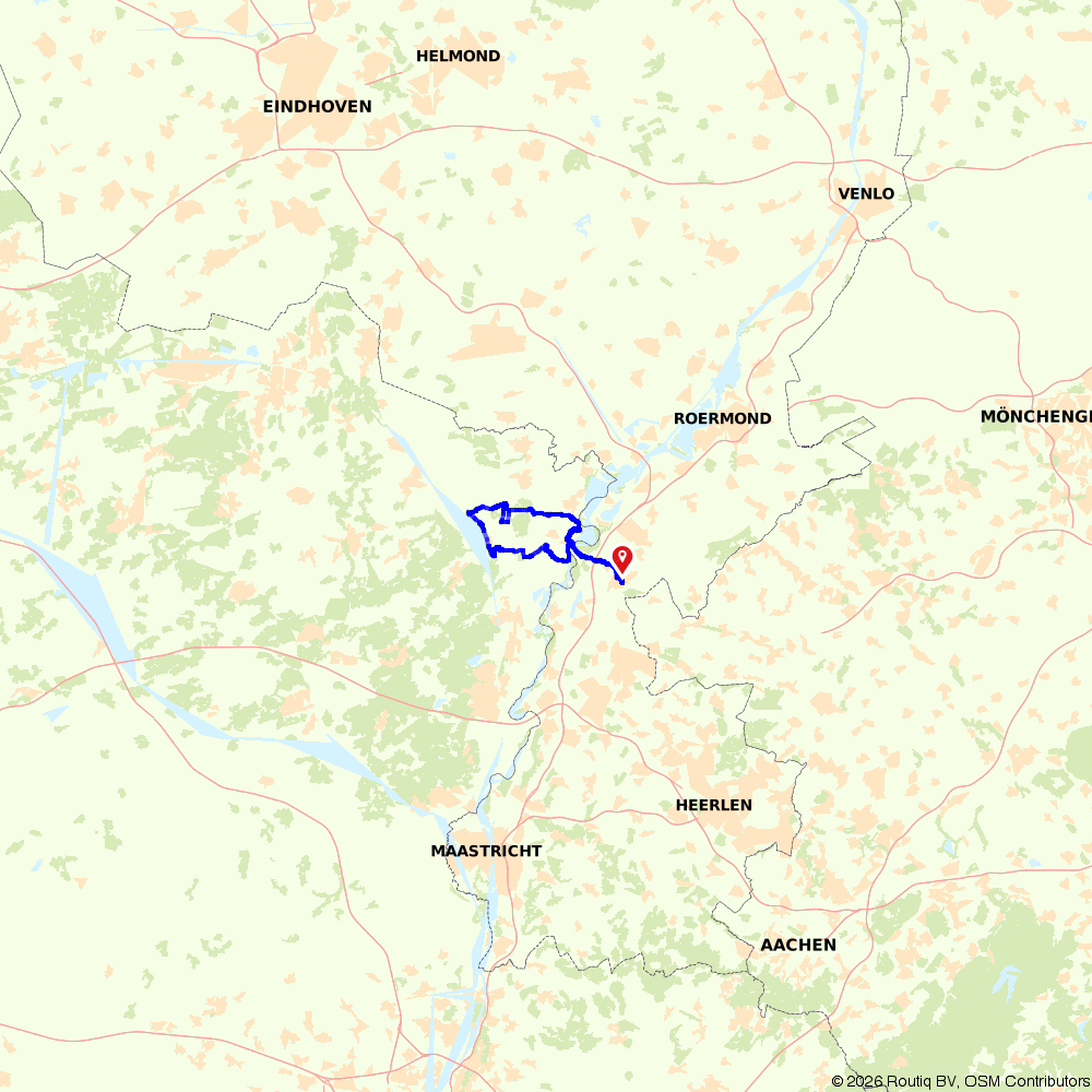 Route Susteren Susteren - Susteren - Cycling route | Route.nl