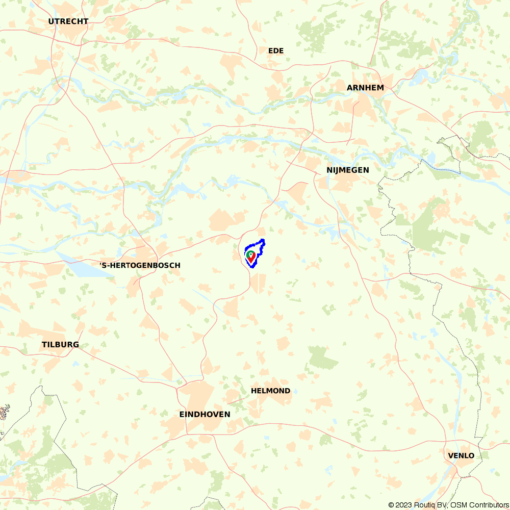 Uden forest cabin vv - Uden - Hiking route | Route.nl