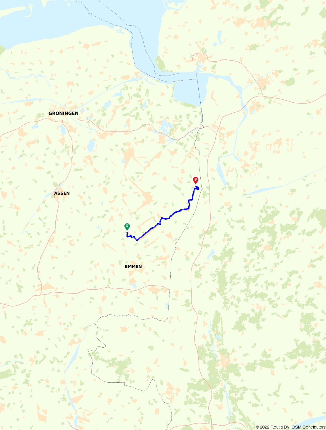 Exloo Bourtange - Borger-Odoorn - Cycling route | Route.nl