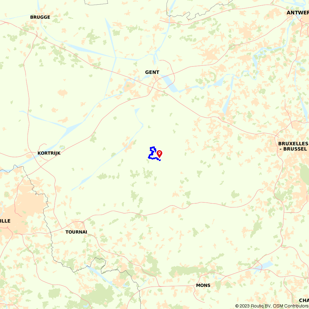 Nederbrakel - Brakel - Hiking route | Route.nl