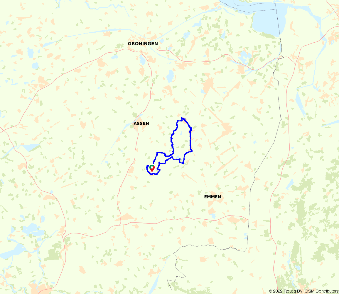 WESTERBORK - Midden-Drenthe - Cycling route | Route.nl