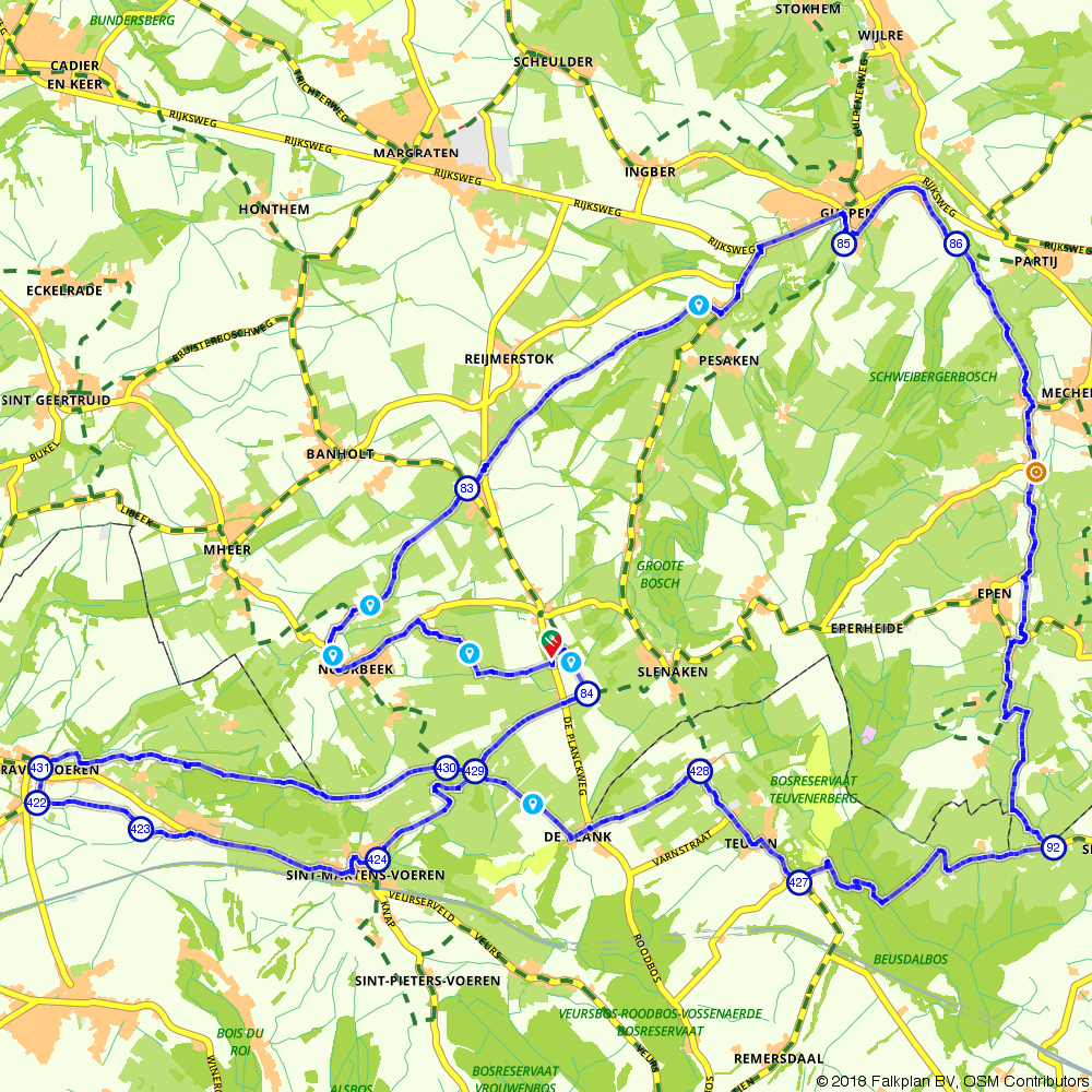 The beauty of South Limburg - Eijsden-Margraten - Cycling route | Route.nl