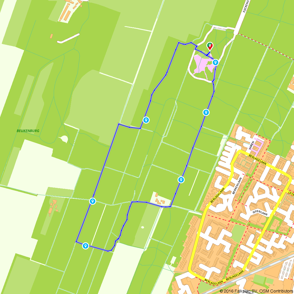 Beukenburg - De Bilt - Hiking route | Route.nl