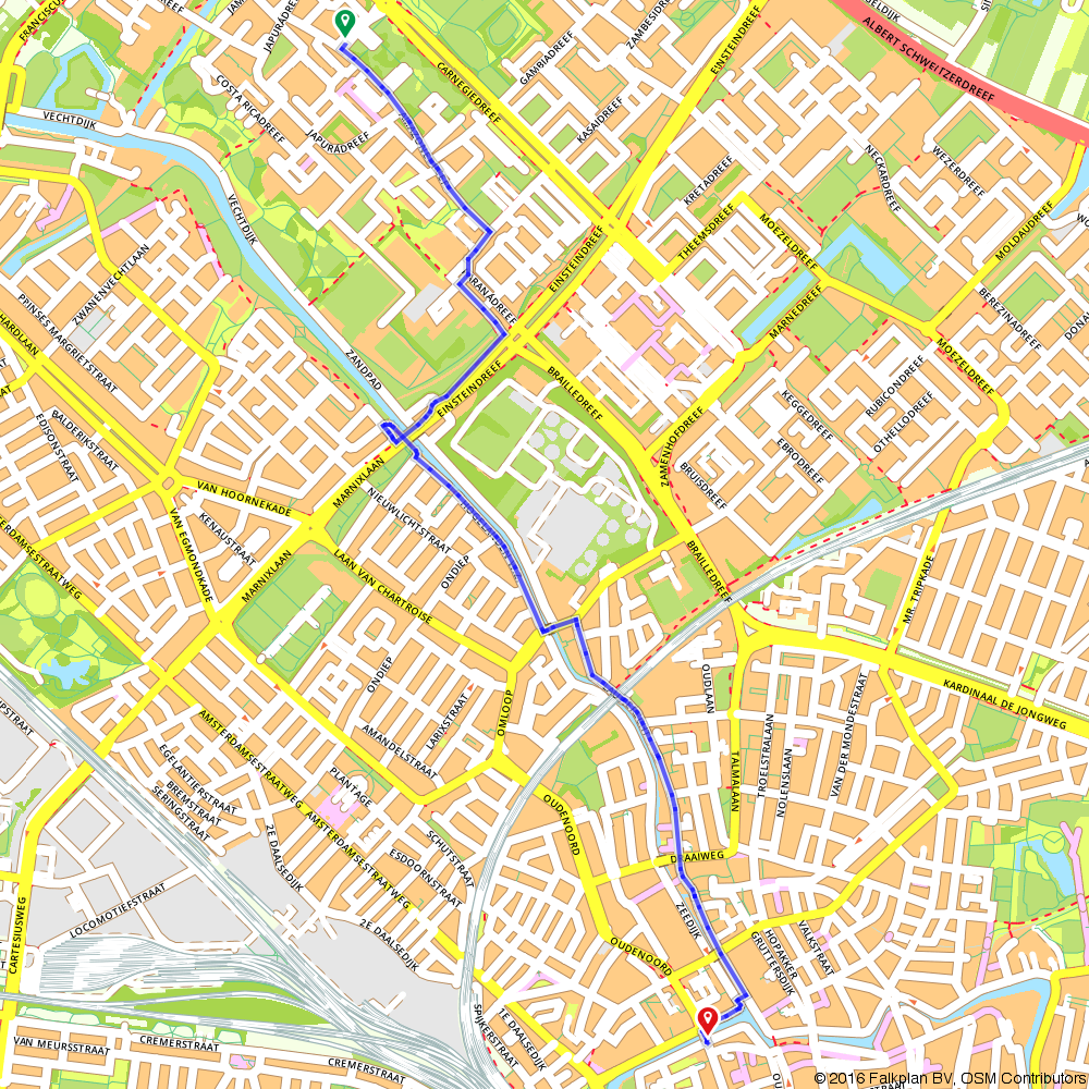 432399 Route to the center of Utrecht