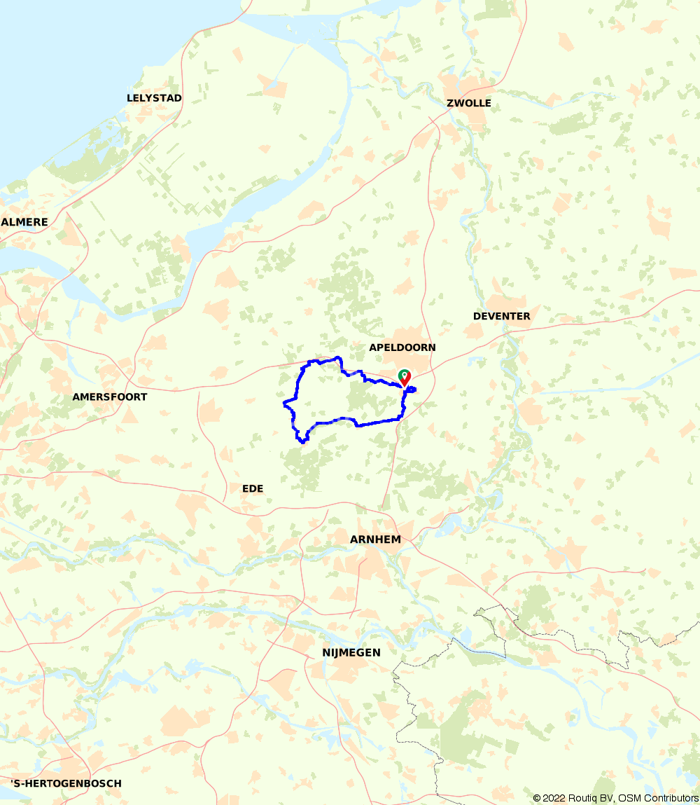 Beekbergen-Hoenderloo-Otterloo-Harskamp-Katwijk-Beekbergen - Apeldoorn ...