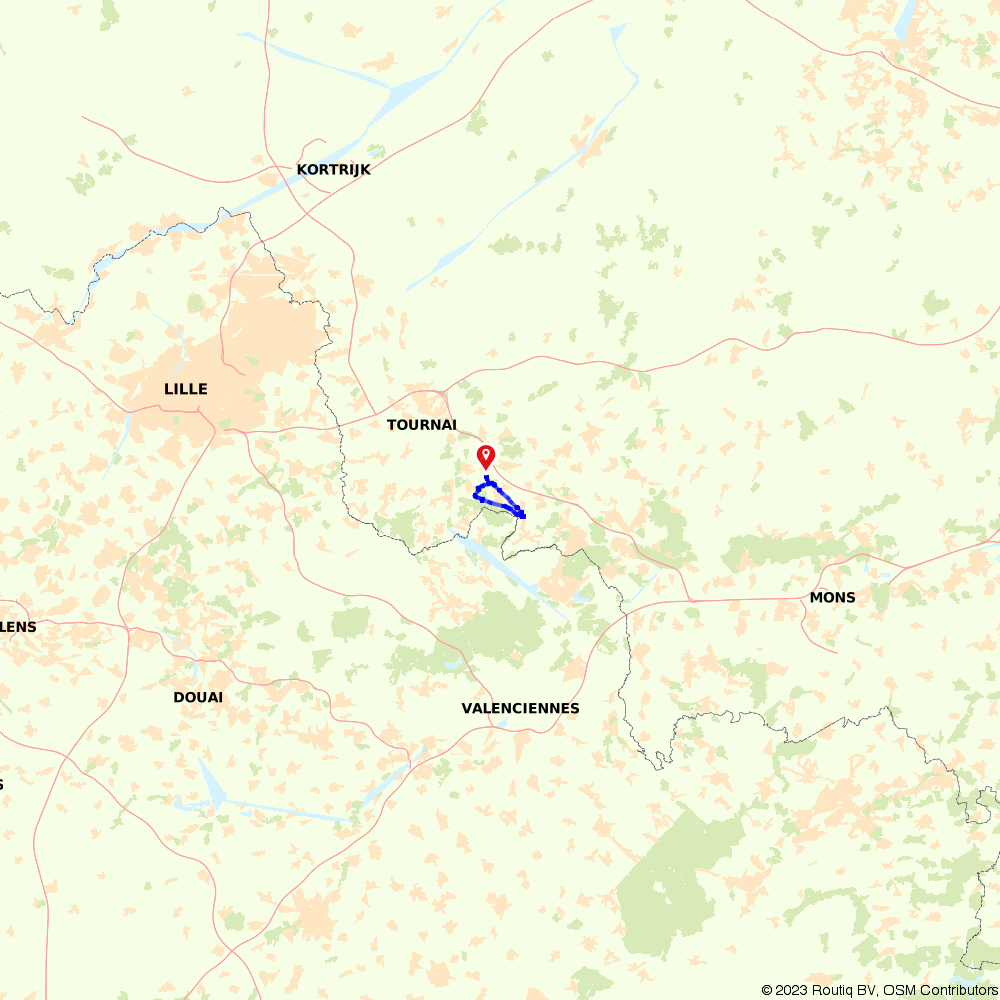 Wallonia 2 - Antoing - Cycling route | Route.nl
