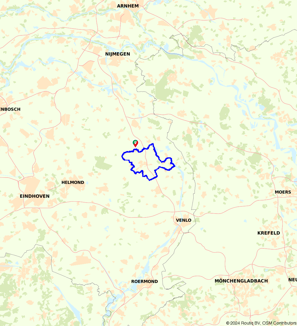 OVERLOON - Boxmeer - Fietsroute | Route.nl