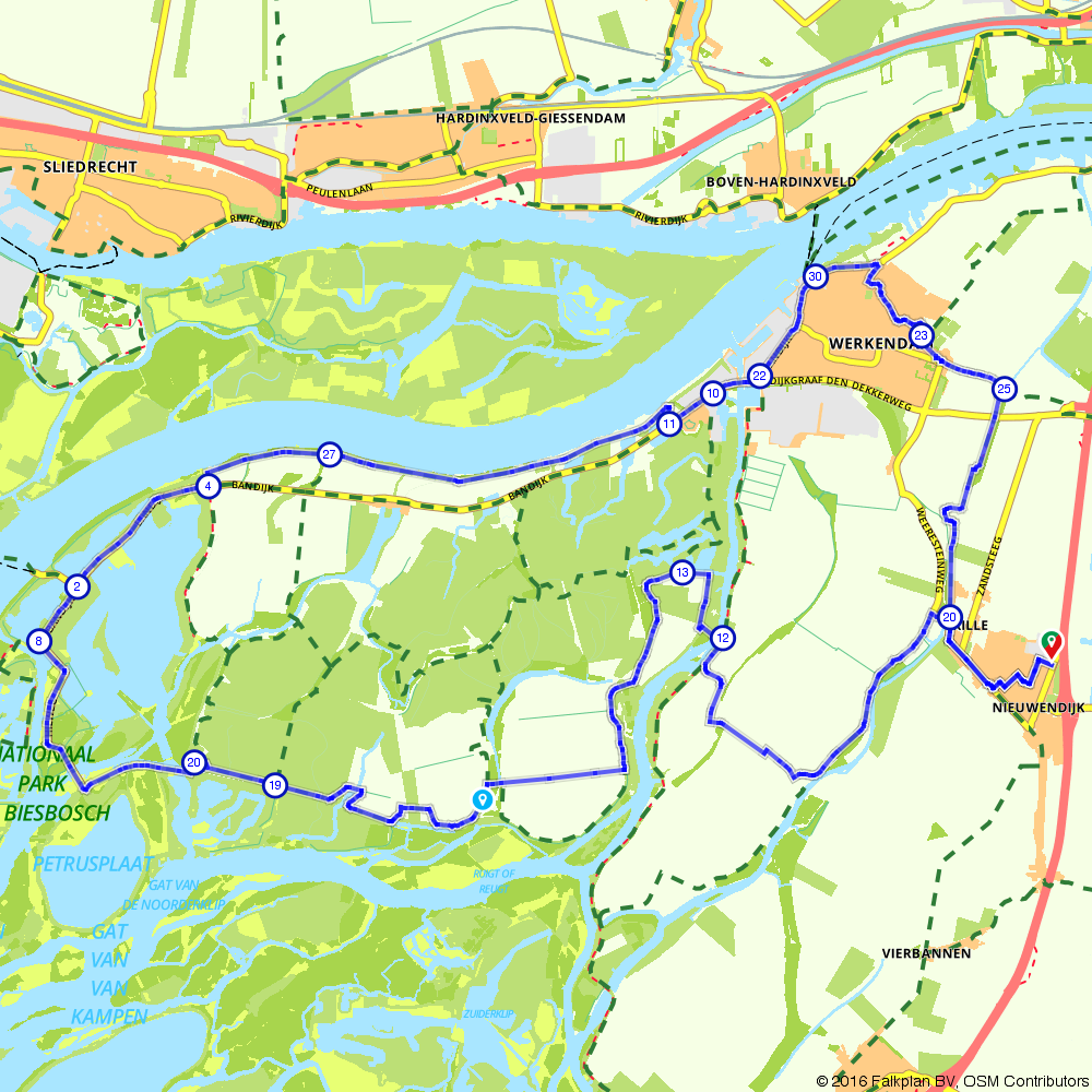 Tour of Nieuwendijk Head of the country Biesbosch museum - Altena ...