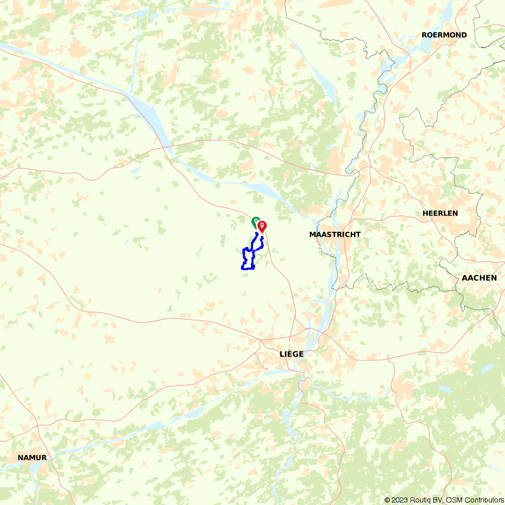 hoeselt tongeren - Hoeselt - Cycling route | Route.nl