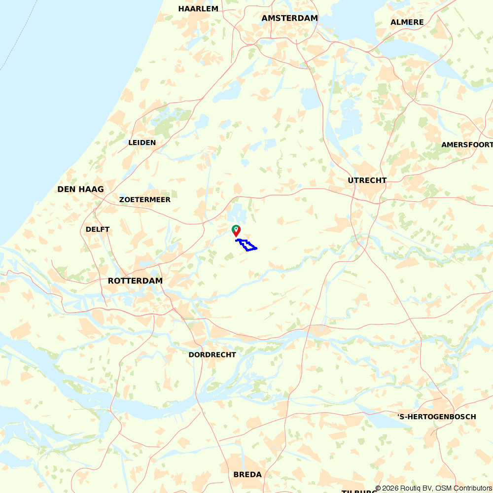 Tour of Bilwijk and Stolwijk - Krimpenerwaard - Hiking route | Route.nl