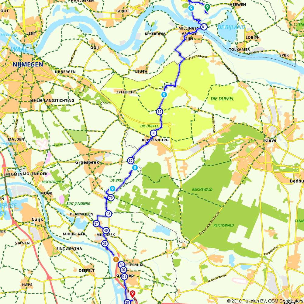 From Aerdt to Heijen - Zevenaar - Cycling route | Route.nl