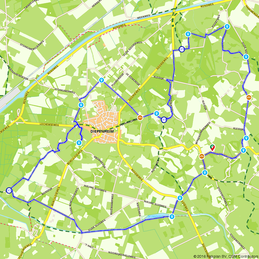 Tour of Diepenheim - Hof van Twente - Hiking route | Route.nl