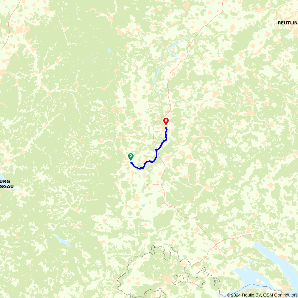 NTRW day 1t: Villing - Rottw - Villingen-Schwenningen - Cycling route ...