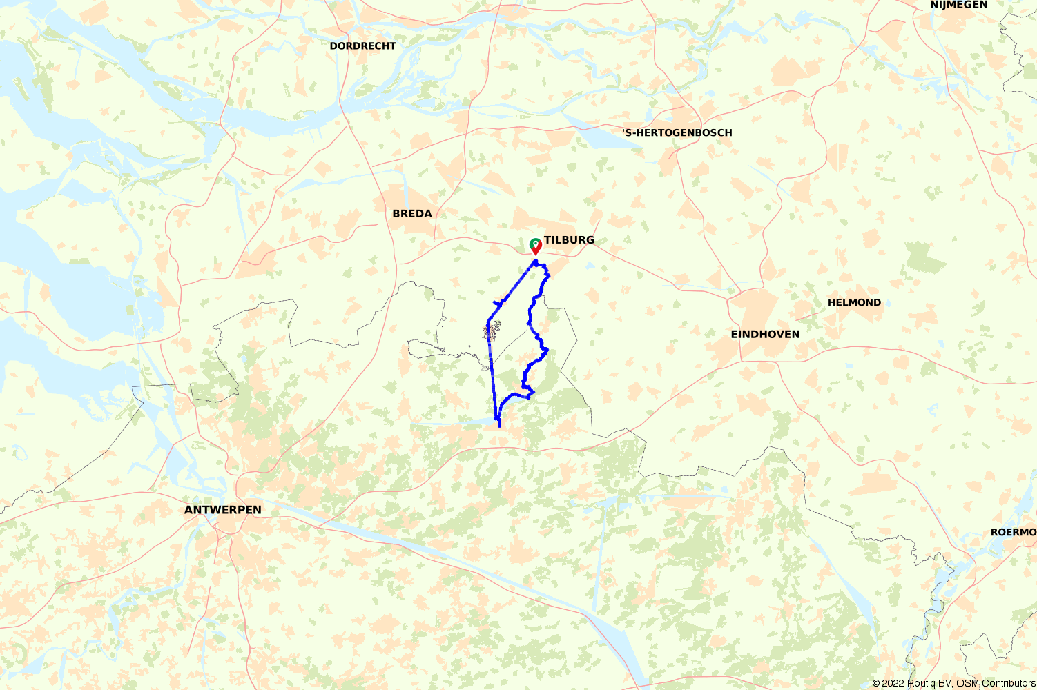 Riel, Belslijntje, Turnhout, Ravels, Goirle Riel - Goirle - Cycling ...