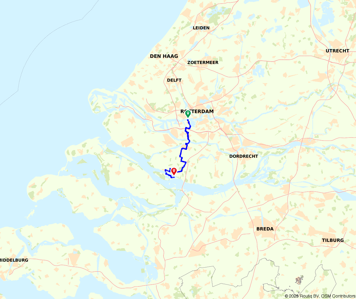 Heiplaat -Tiengemeten (hike with children) - Rotterdam - Cycling route ...