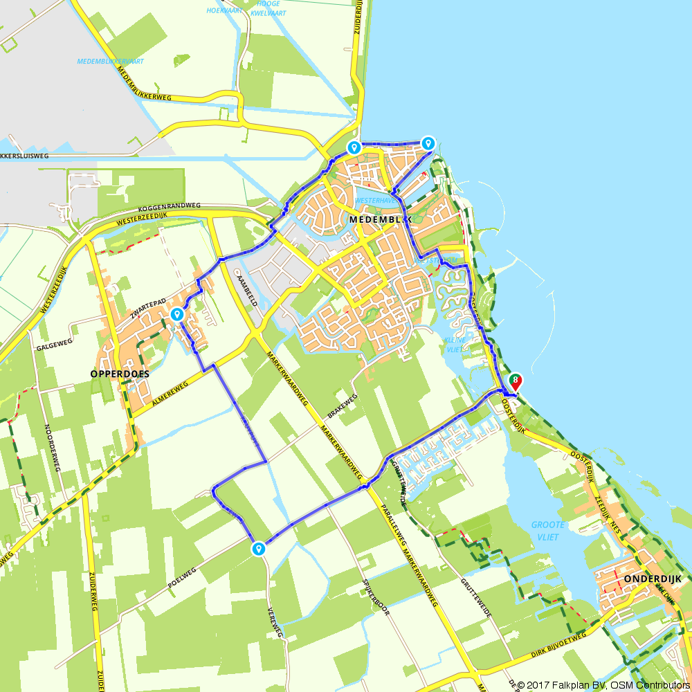 Walking through historic Medemblik - Medemblik - Hiking route | Route.nl