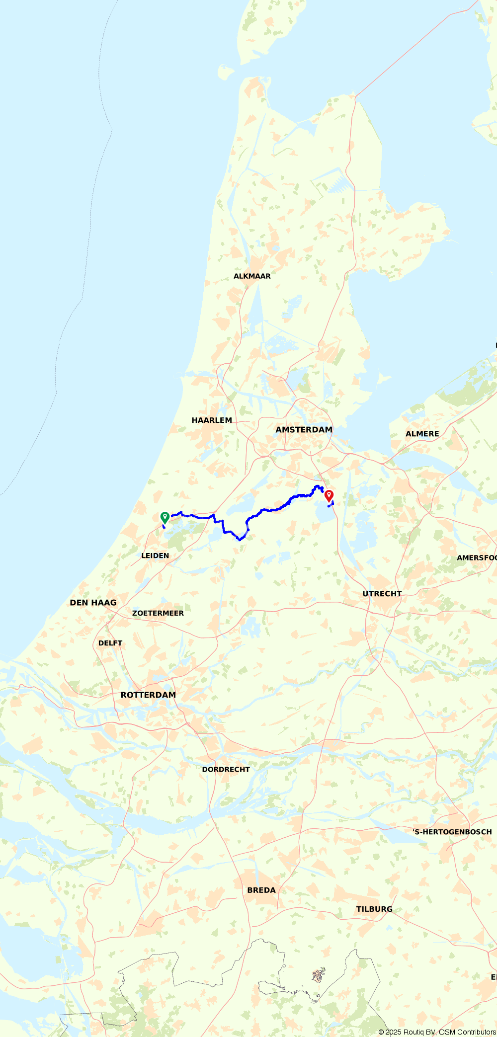 Routiq - 488469 From Warmond to Vinkeveen