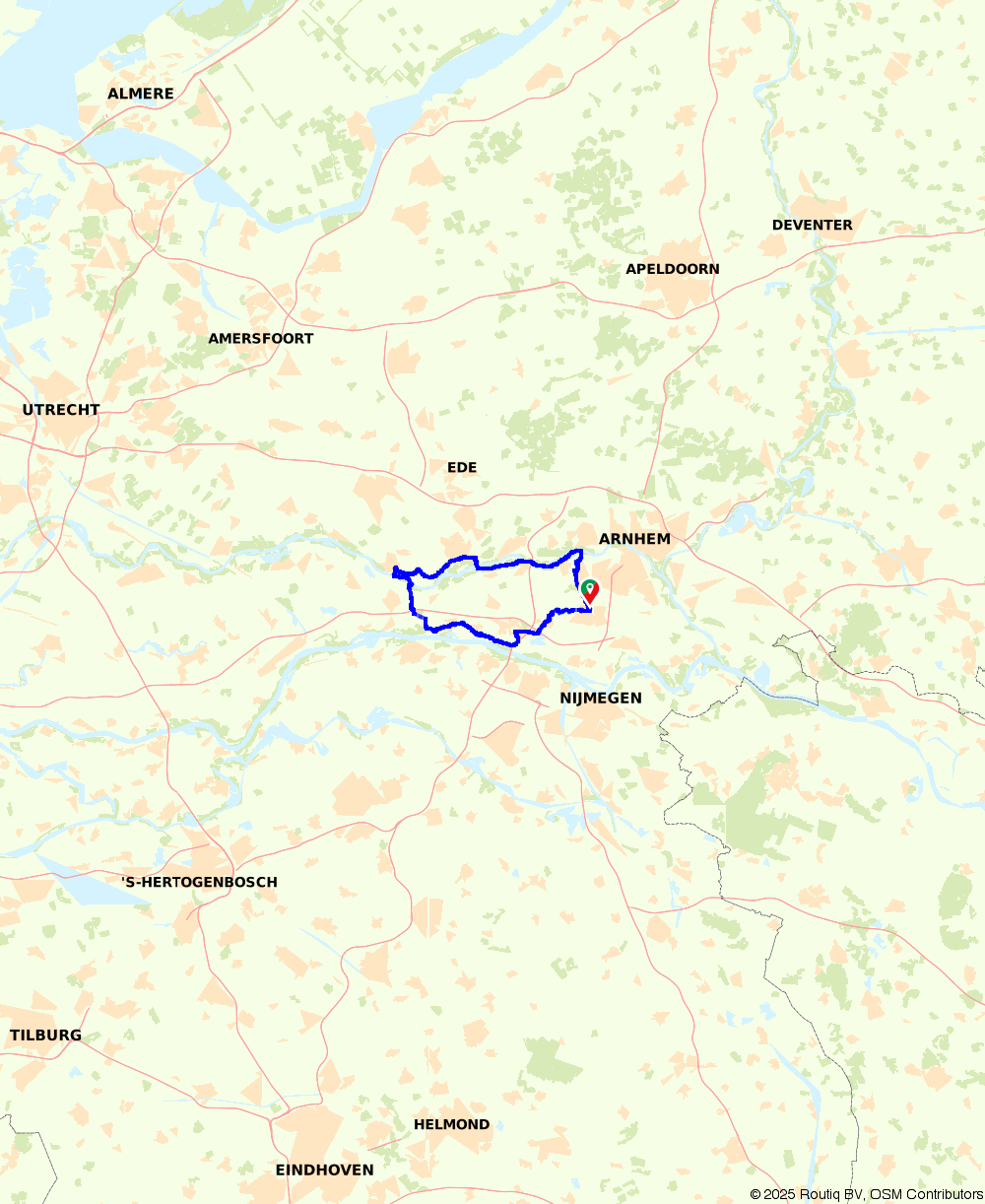 Elst - Overbetuwe - Cycling route | Route.nl