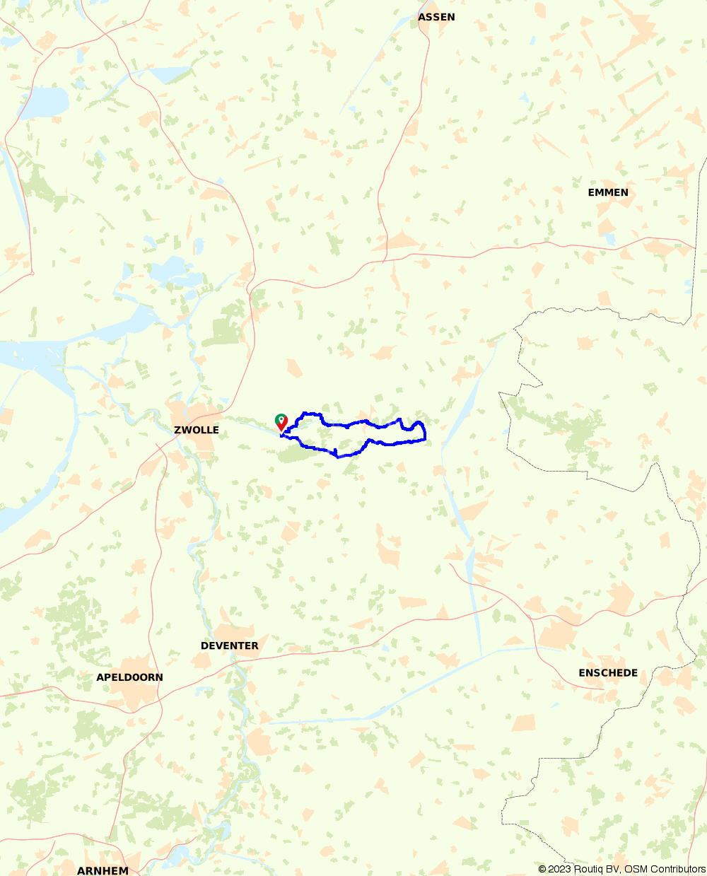 497861 Dalfsen Bites and stairs original route