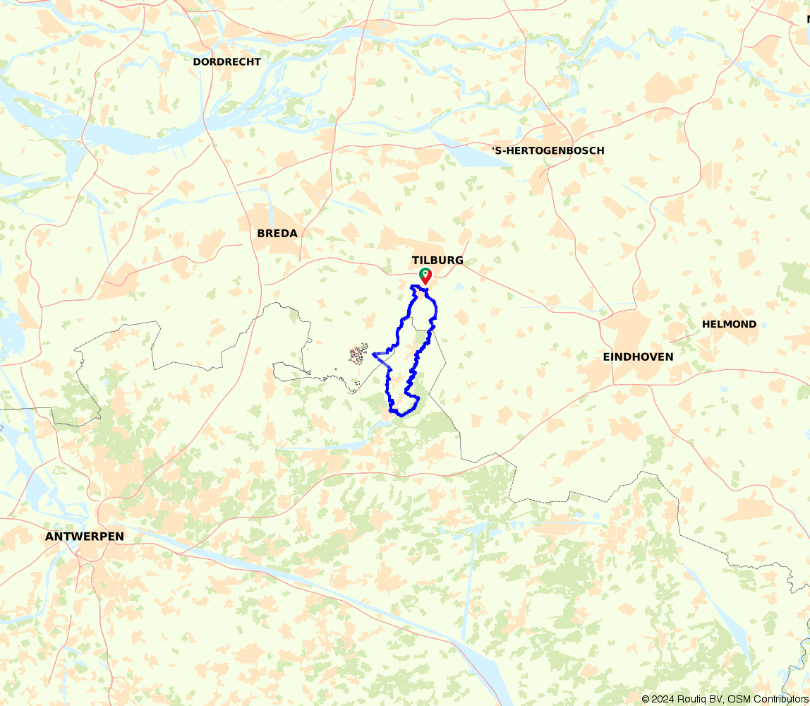 Tour of Ravels from Goirle - Goirle - Cycling route | Route.nl