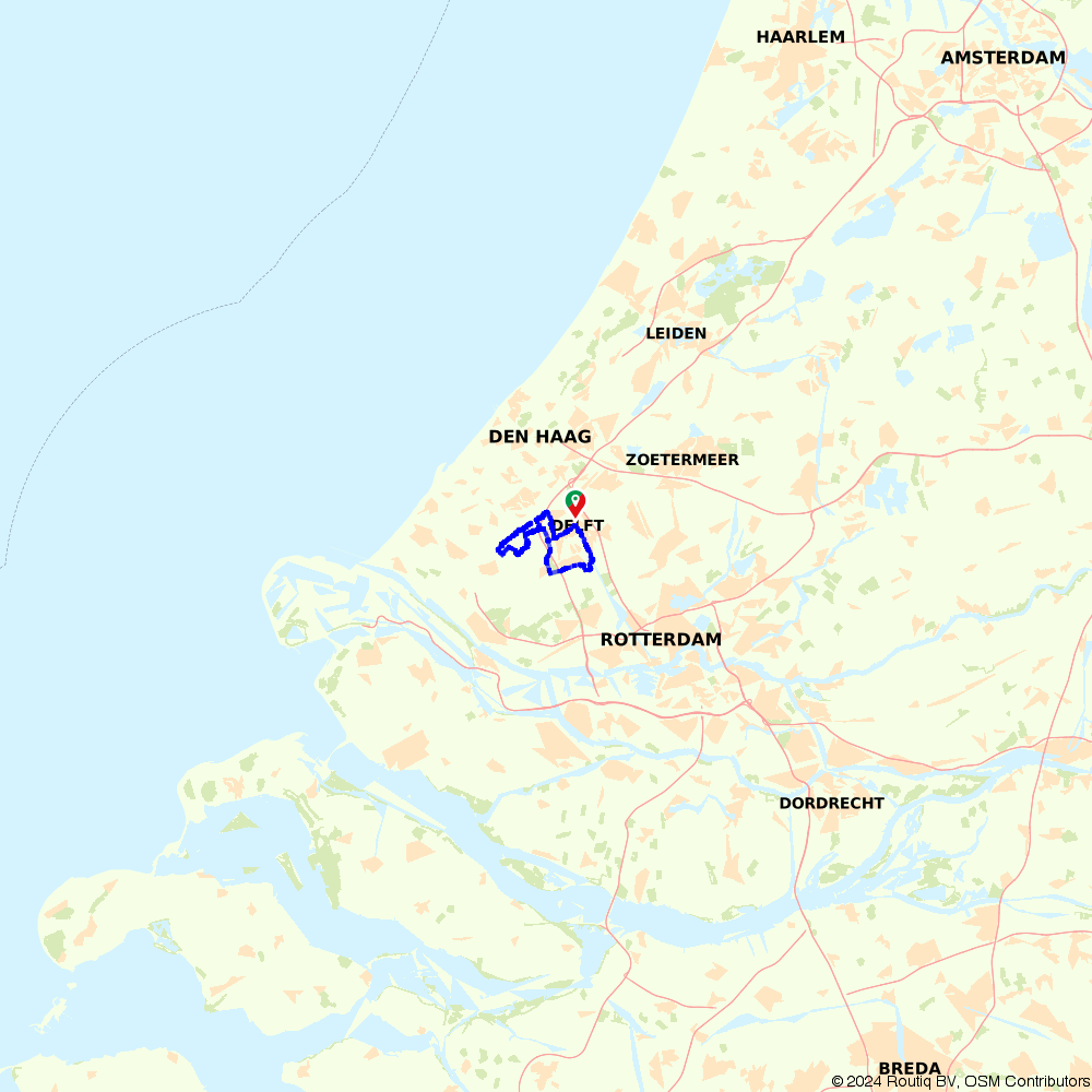 Delft -'t Woudt - Delft - Delft - Cycling route | Route.nl