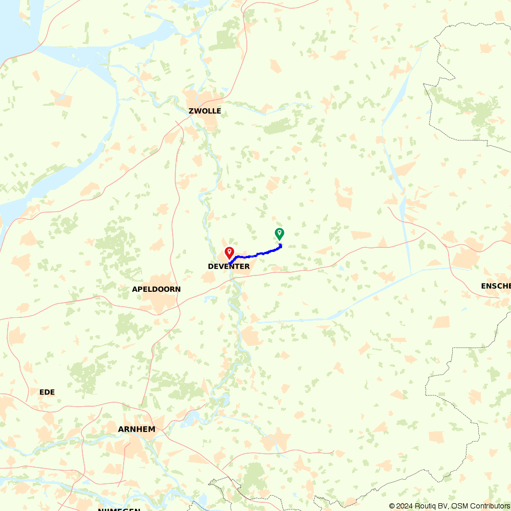 Daan back - Deventer - Cycling route | Route.nl
