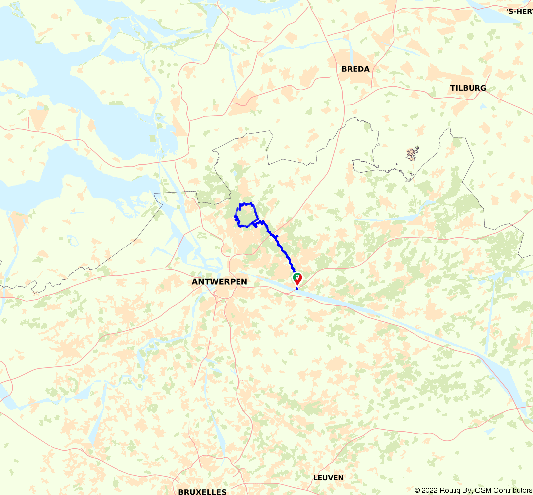 Oelegem -Anti tank channel- Braschaat & ditto back. - Ranst - Cycling ...