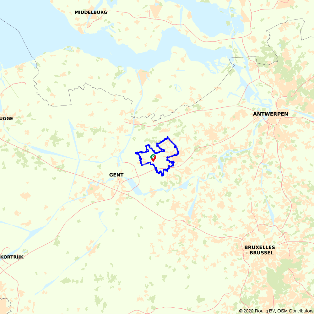 516312 family cycling tour in the Waasland