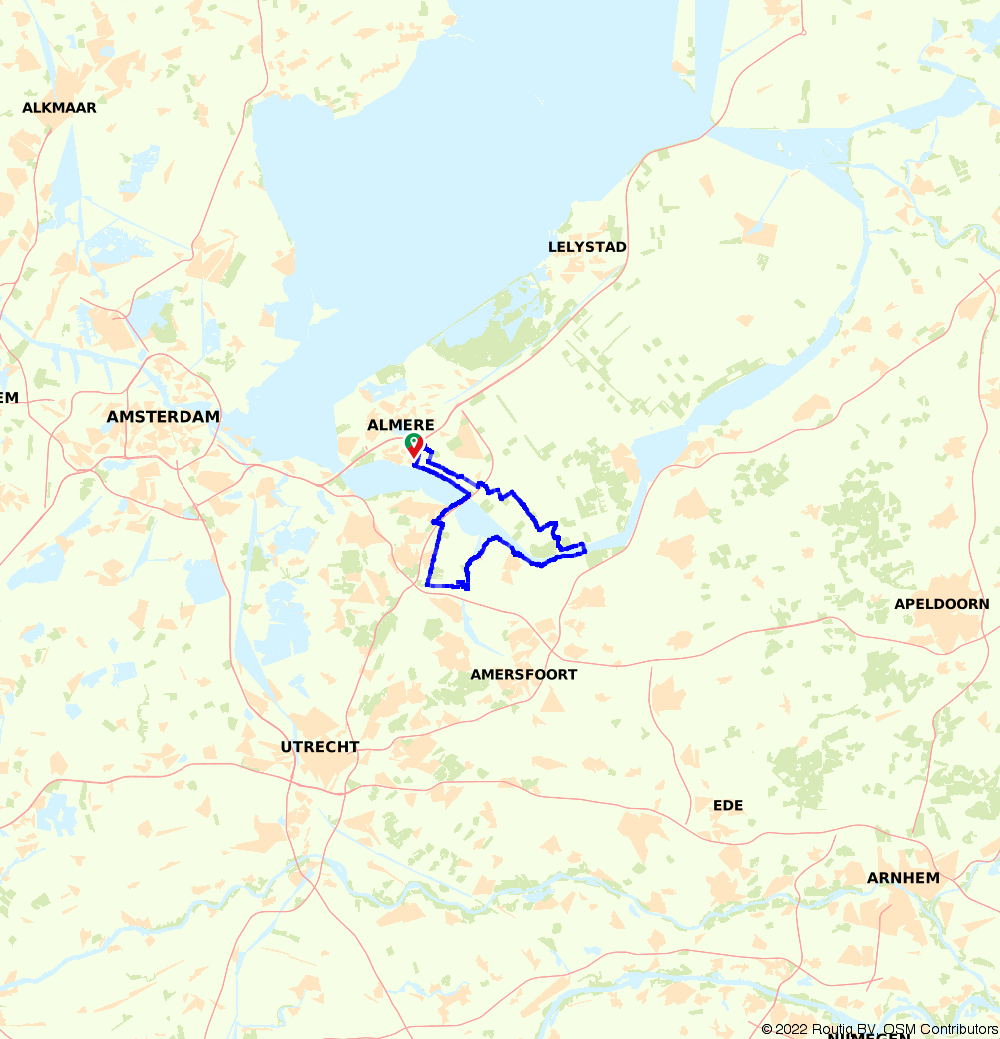 Almere harbour>> Eemness>>Eembrugge>>Spakenburg>>Eemhof>>Almere ...