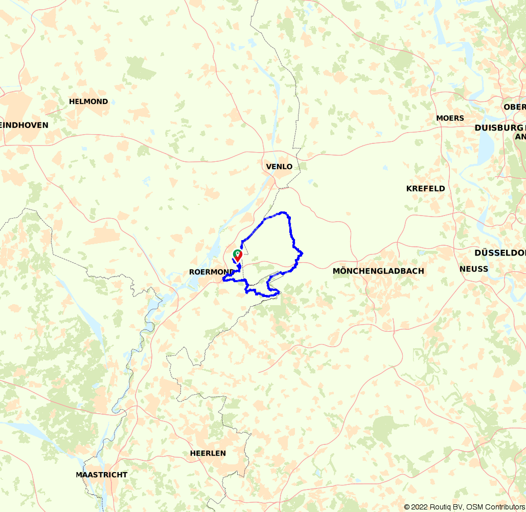 Reuver - Duitsland - Roermond - Fietsroute | Route.nl