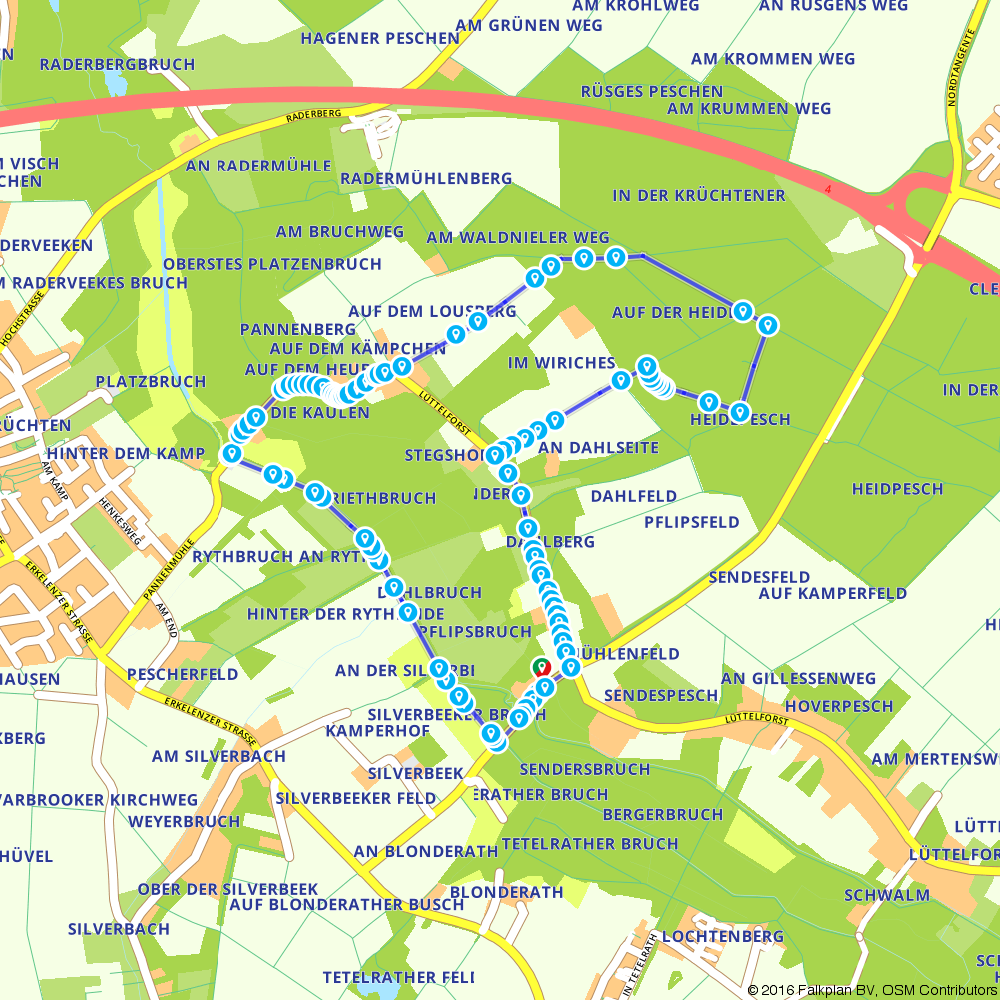 Niederkruechter Schwalmtal - Schwalmtal - Hiking route | Route.nl