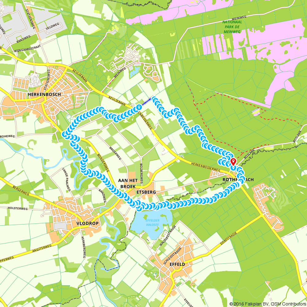 Premiumwanderweg Nr. 6 Rode Beek - Roerdalen - Wandelroute | Route.nl