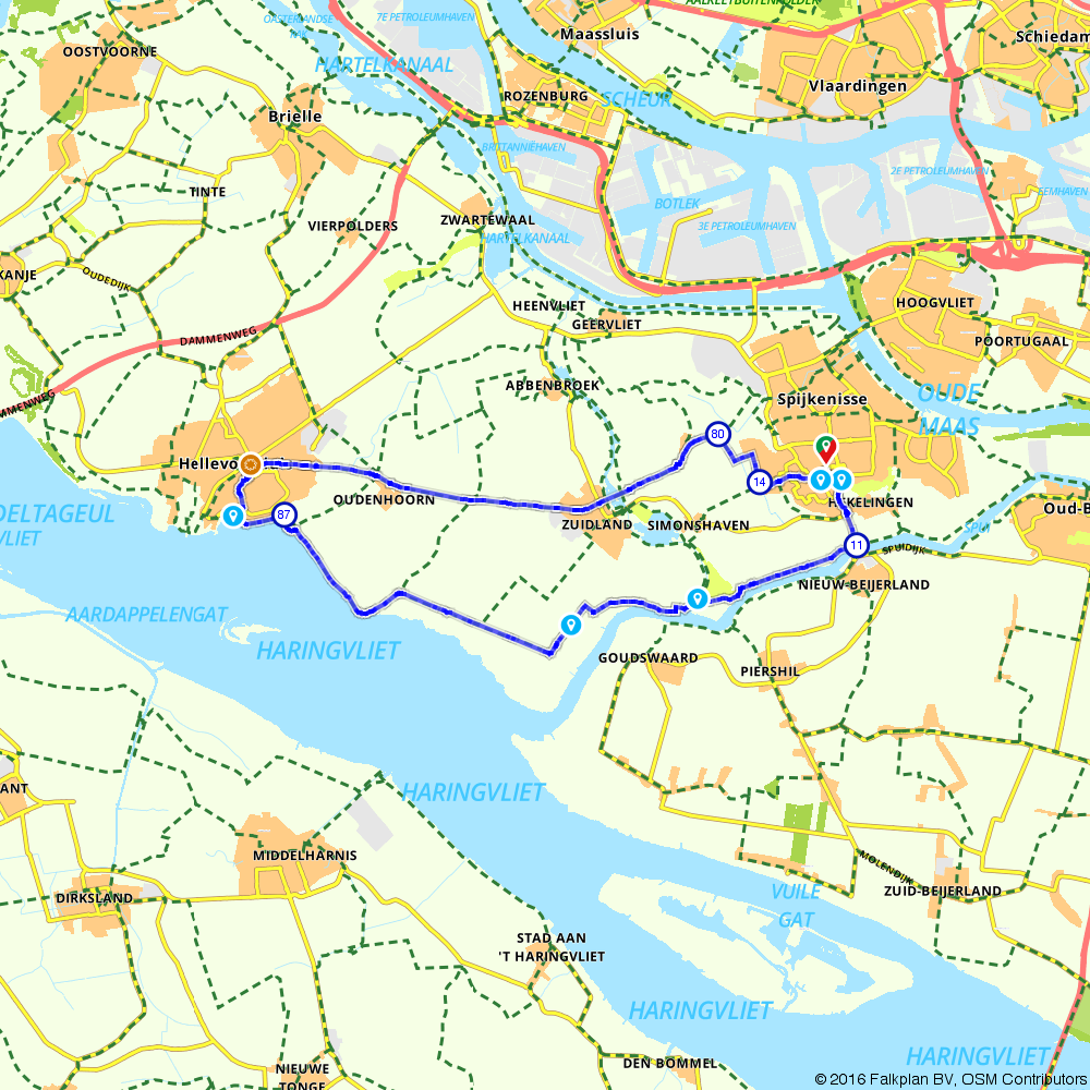 Tour of Spijkenisse - Hellevoetsluis - Spijkenisse - Nissewaard ...