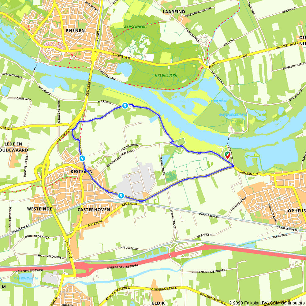 Vanuit Kesteren langs de Nederrijn wandelen - Neder-Betuwe ...