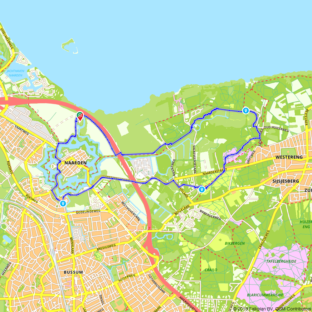 Routiq - 537002 Walking through Naarden and surroundings