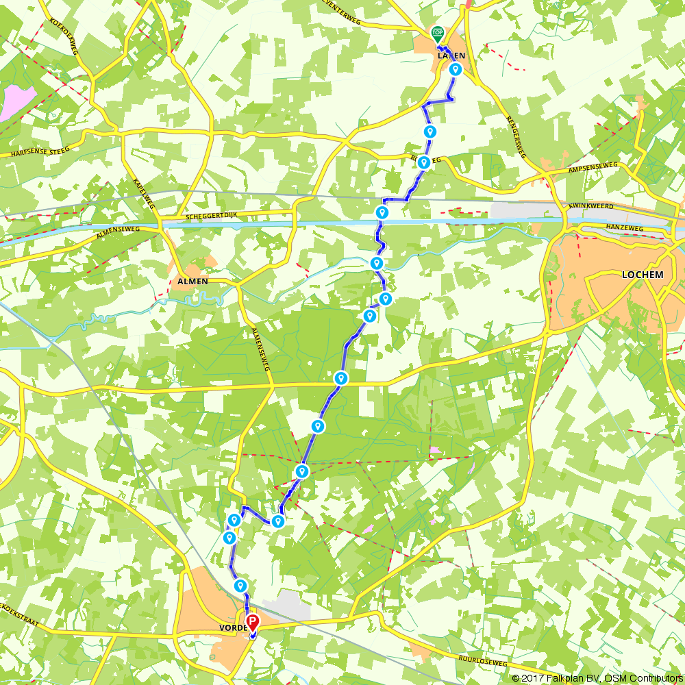 De dertiende etappe van het Pieterpad - Lochem - Wandelroute | Route.nl