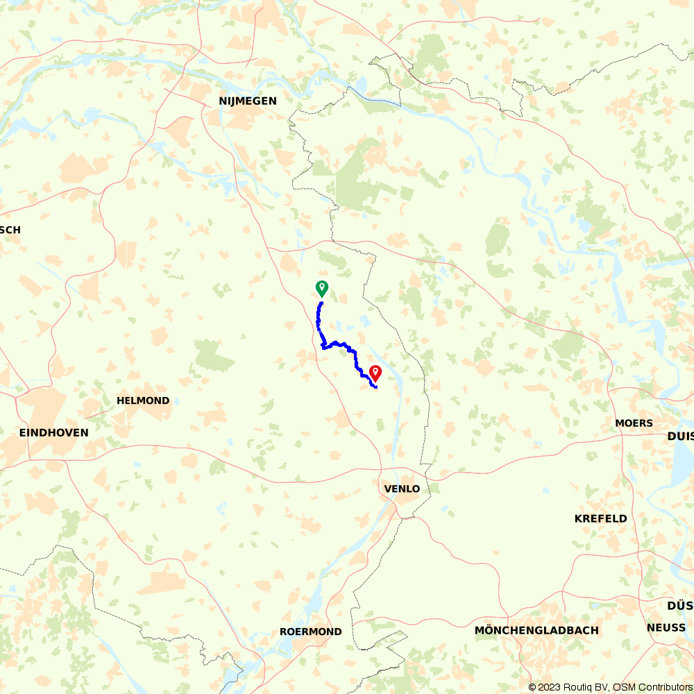 The twentieth stage of the Pieterpad - Boxmeer - Hiking route | Route.nl