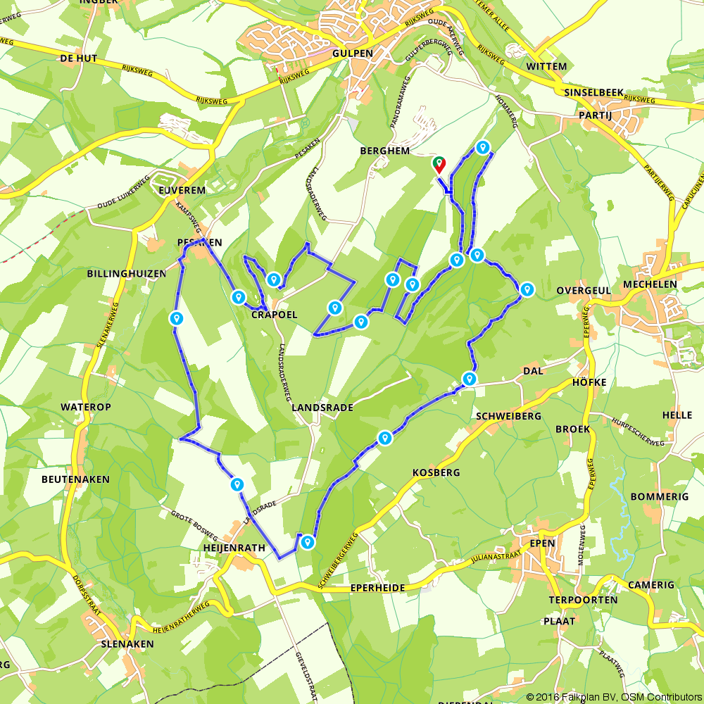 Rondje Gulpen - Gulpen-Wittem - Wandelroute | Route.nl