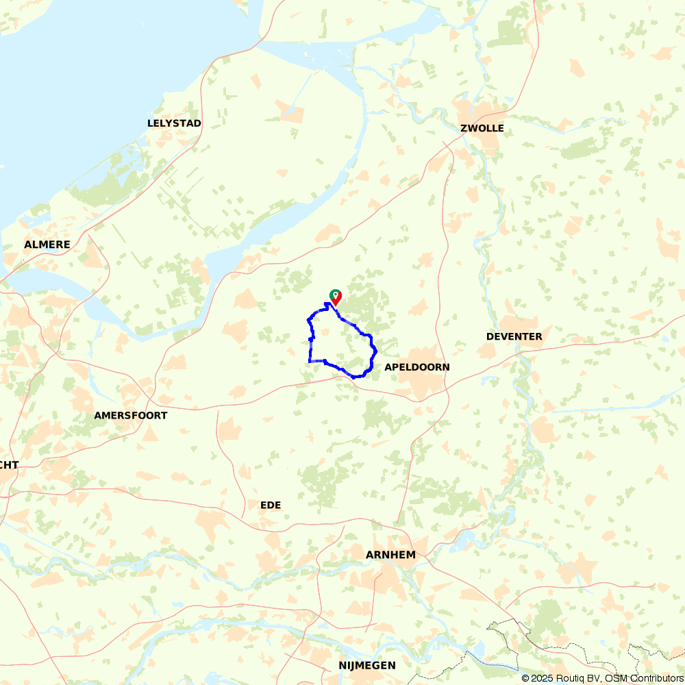 Tour of Hoog Soeren, Nieuw-Milligen and Elspeet - Nunspeet - Cycling ...