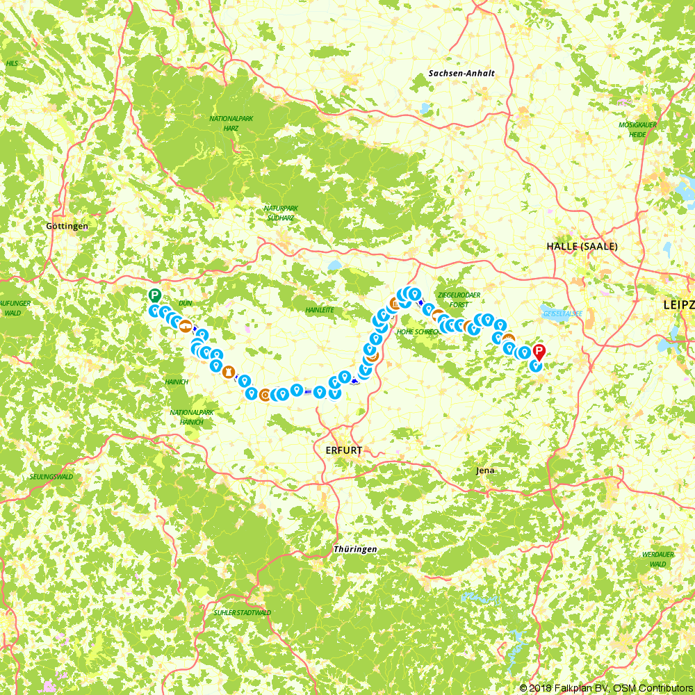 Unstrut Radweg - Dingelstädt - Fietsroute | Route.nl