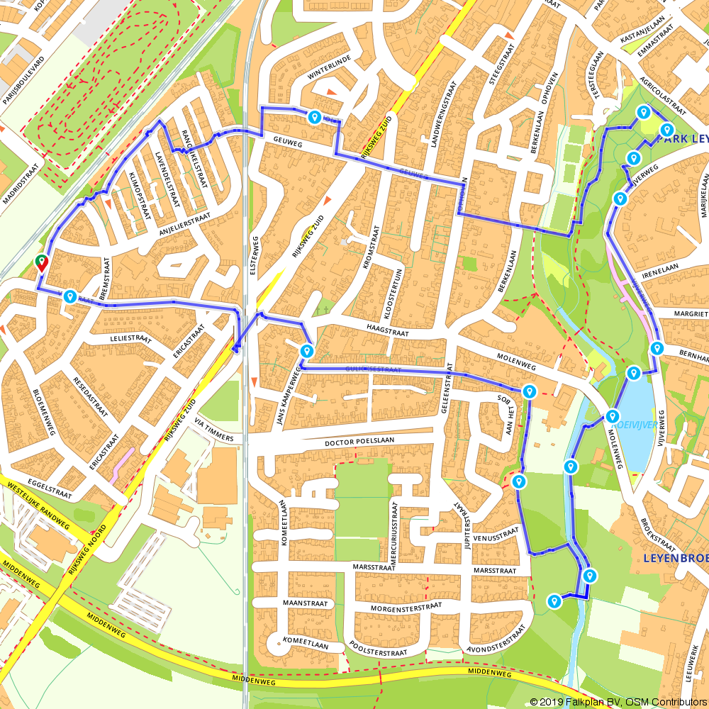 543045 Stroll through atmospheric Sittard