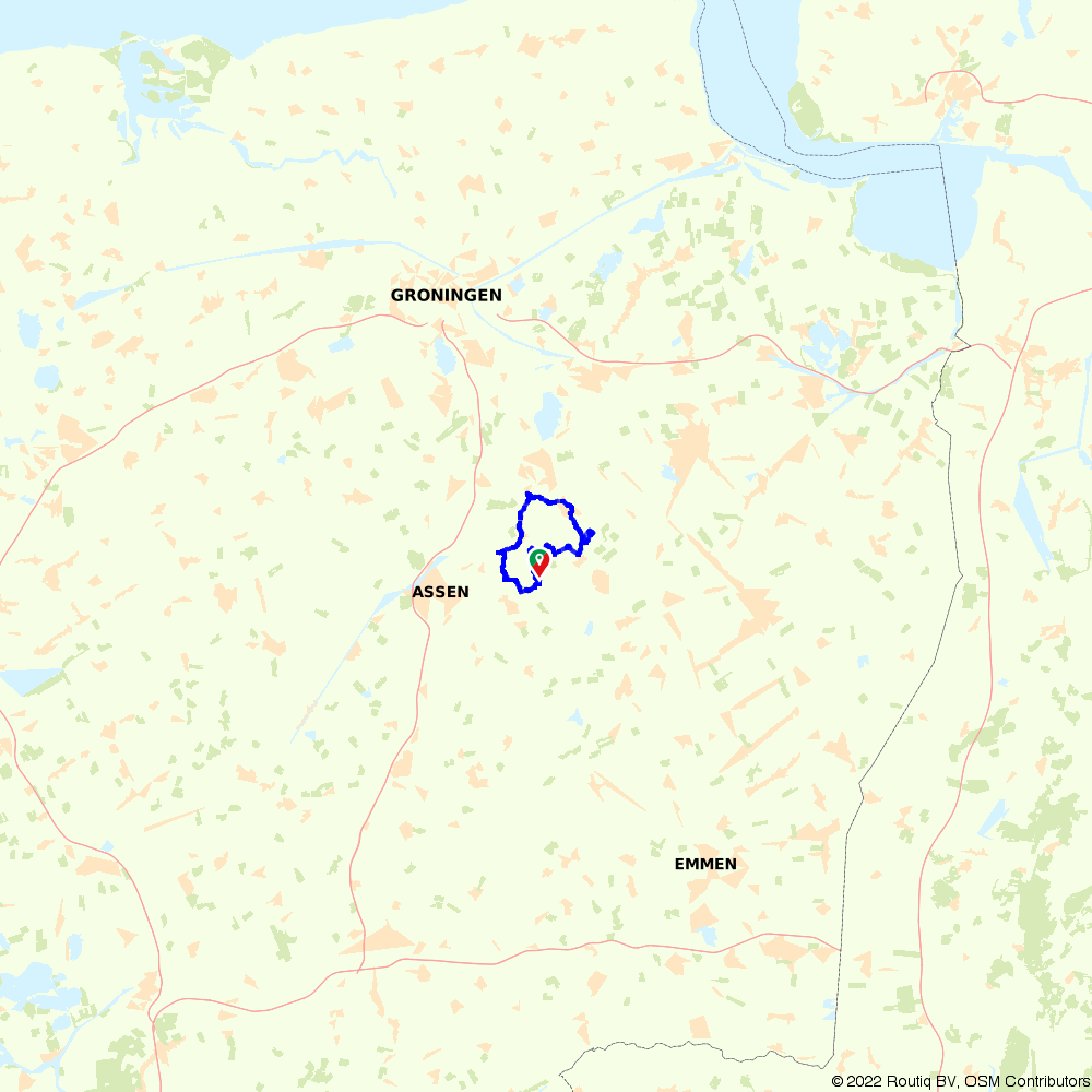 Brinkdorp route ANWB V2 - Aa en Hunze - Cycling route | Route.nl