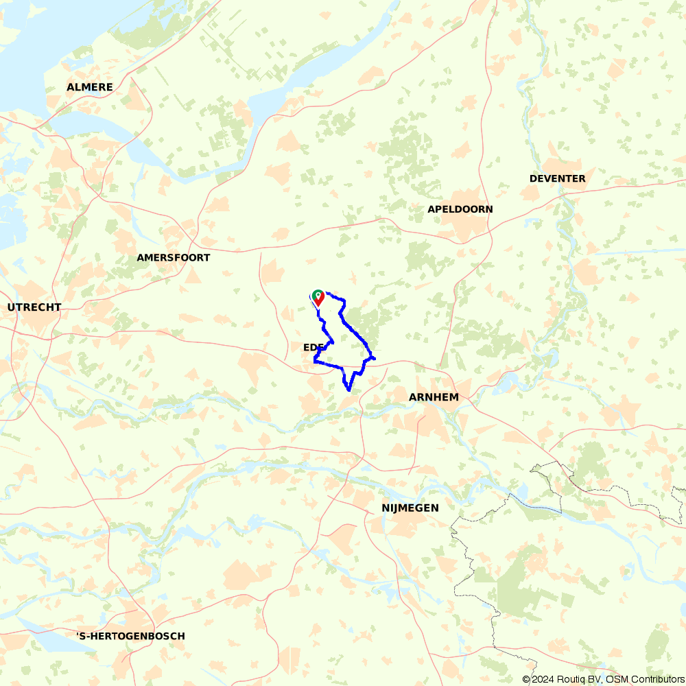 Planks Wambuis route ANWB - Ede - Cycling route | Route.nl