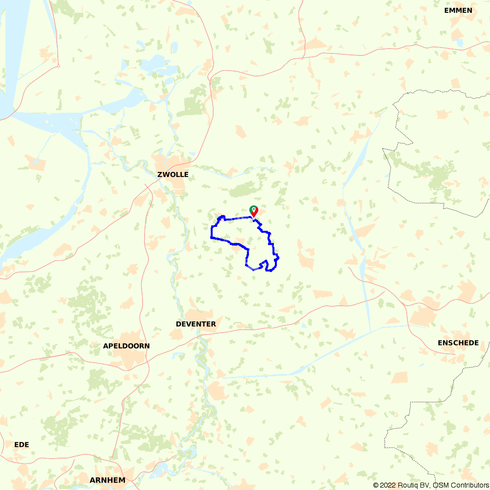 Raalte route ANWB - Raalte - Cycling route | Route.nl