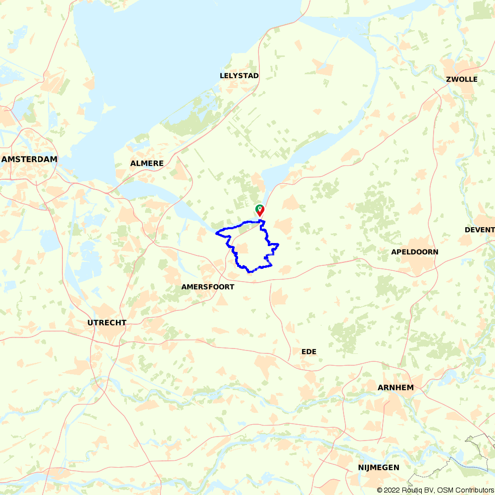 543587 Zuiderzee coastal route ANWB