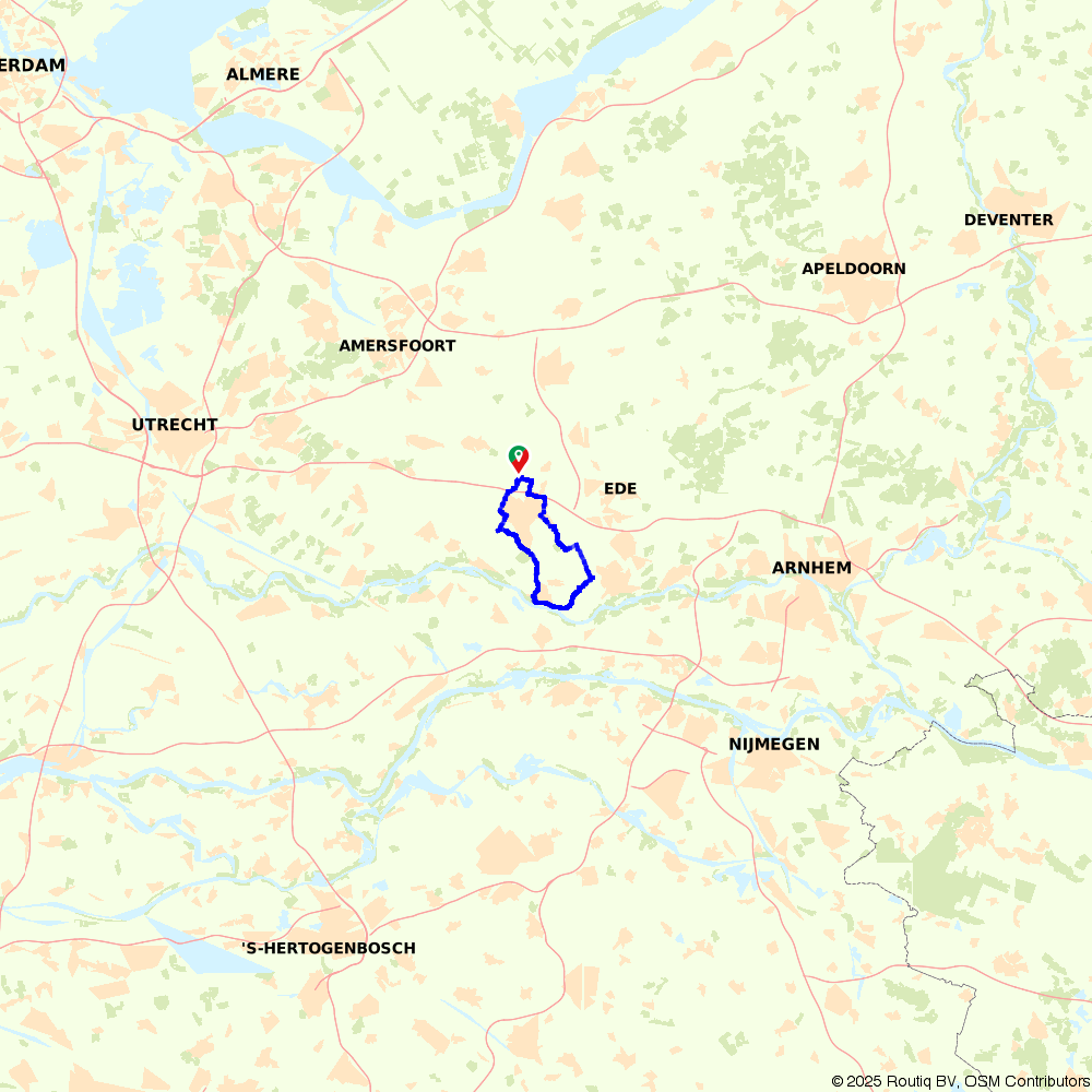 Grebbelinie route (south) ANWB1 - Renswoude - Cycling route | Route.nl