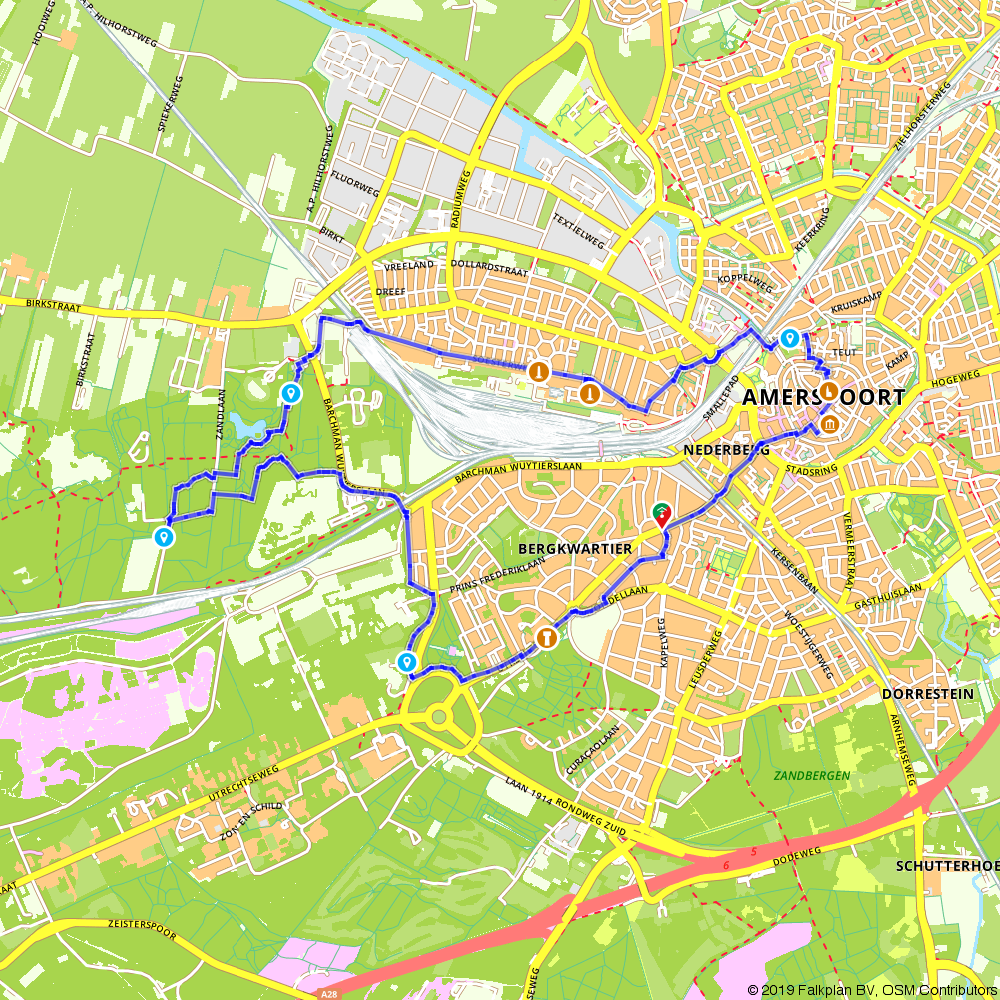 Walking through Amersfoort and surroundings - Amersfoort - Hiking route ...