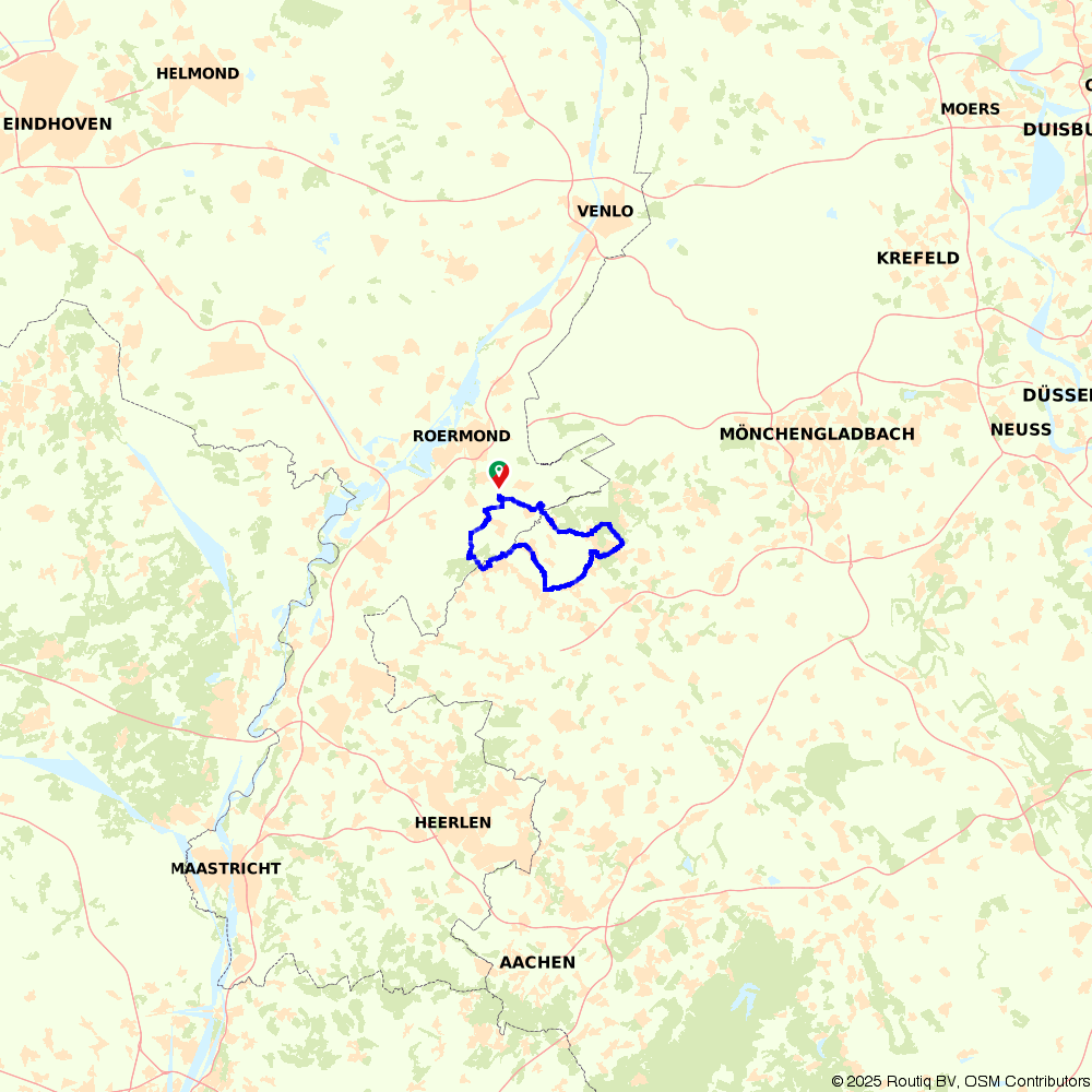 Cycling through the area around Heinsberg in Germany - Roerdalen ...
