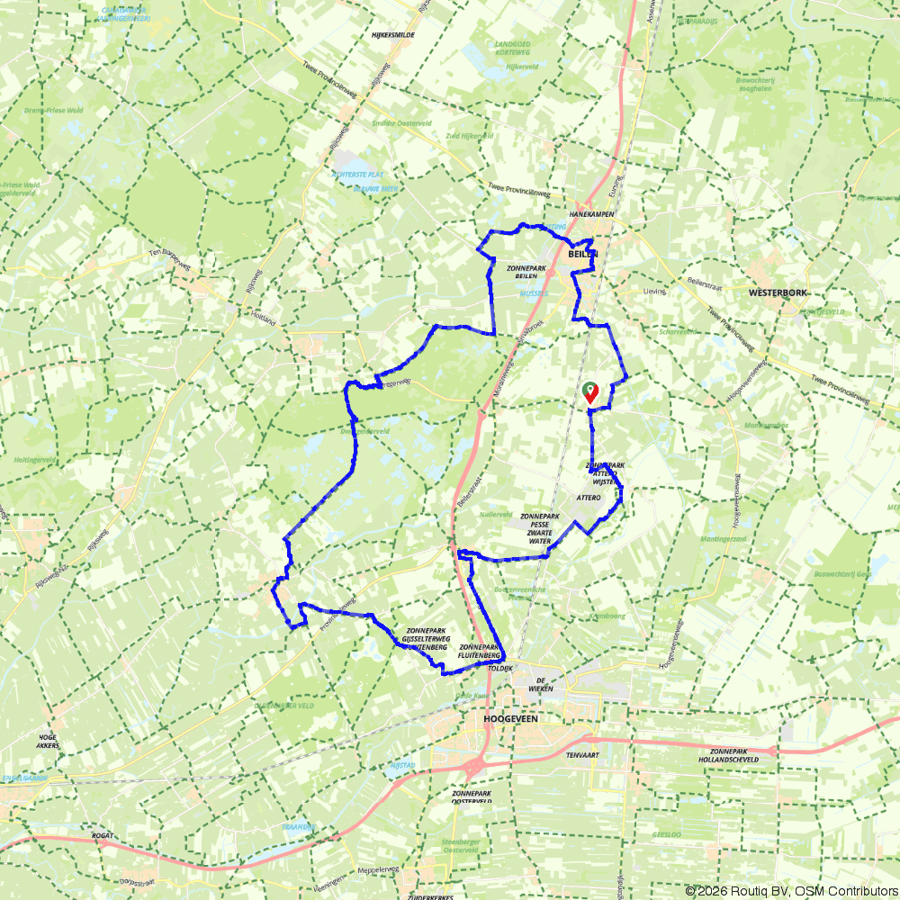Pure nature: the Dwingelderveld - Midden-Drenthe - Cycling route | Route.nl