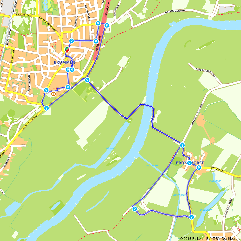 IJsselhopper, Tour of Brummen Bronkhorst - Brummen - Hiking route ...